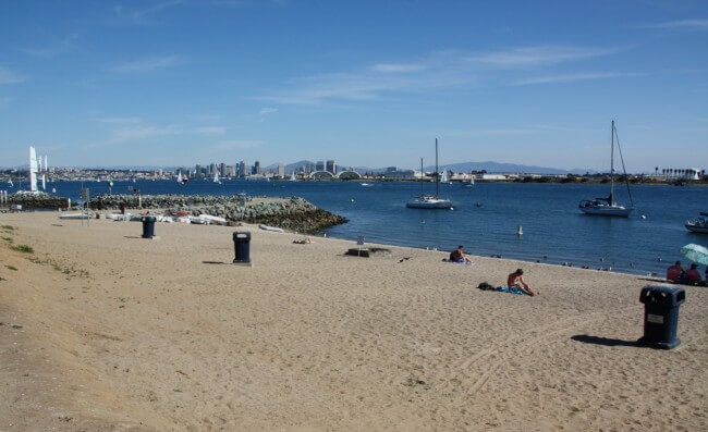 Shelter Island Shoreline Park in San Diego, CA - California Beaches