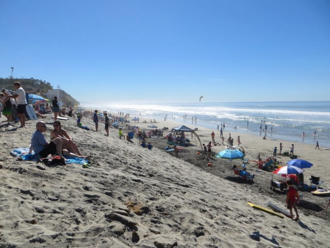 Moonlight State Beach in Encinitas, CA - California Beaches