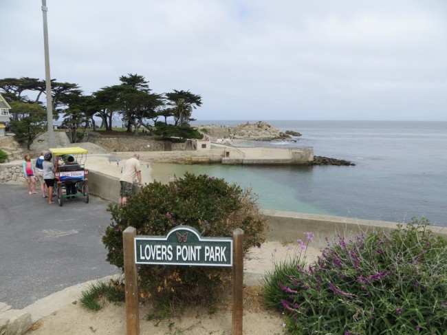 Lovers Point Park Beach in Pacific Grove, CA - California Beaches
