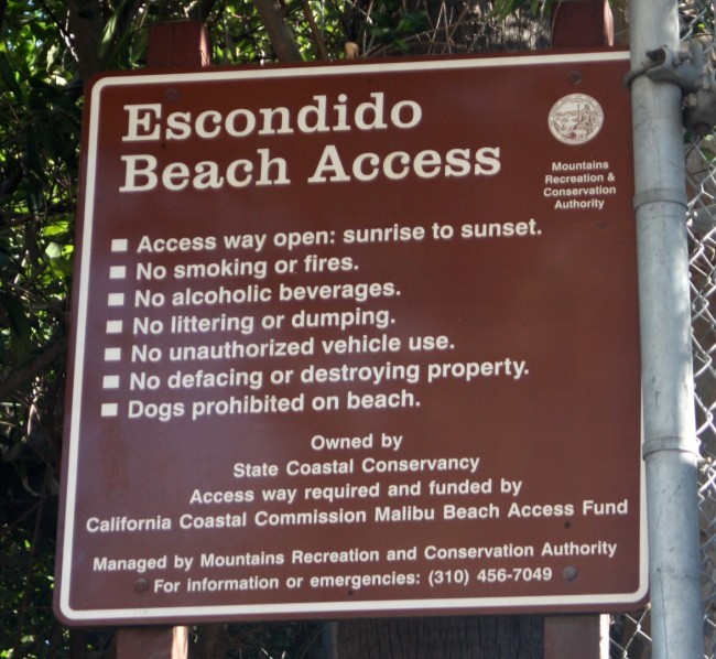 Escondido Beach in Malibu, CA - California Beaches