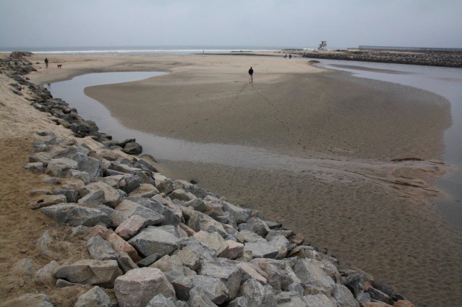 Santa Ana River Jetties Beach in Newport Beach, CA - California Beaches