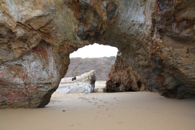 Hole-in-the-Wall Beach in Santa Cruz, CA - California Beaches