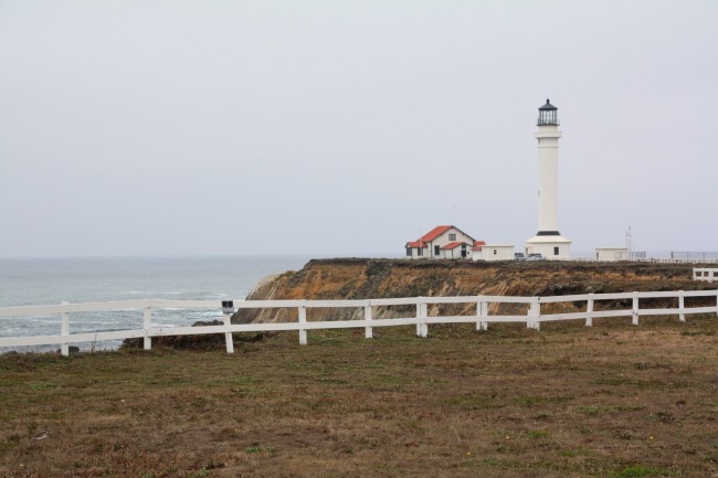 Point Arena Lighthouse in Point Arena, CA - California Beaches