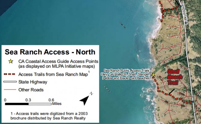 Shell Beach in Sea Ranch, CA - California Beaches