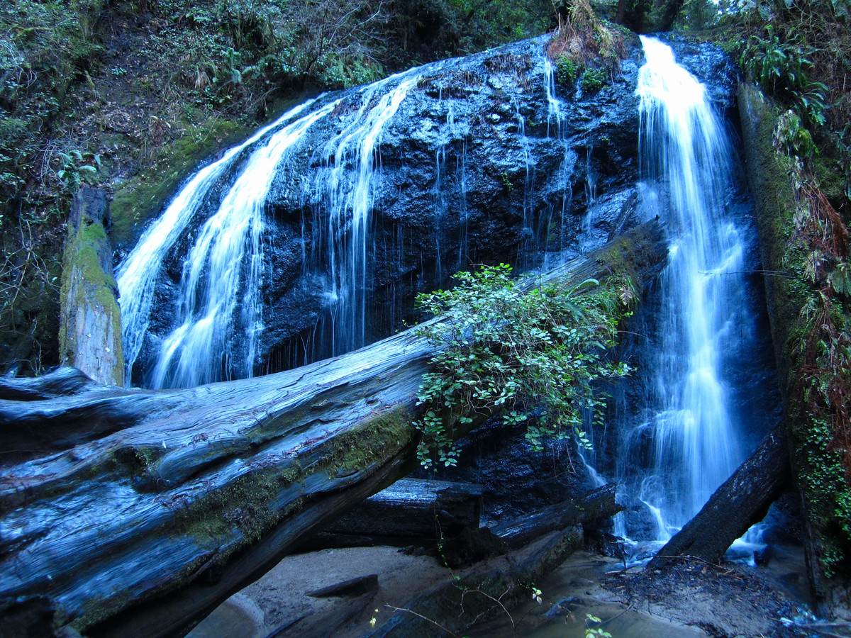 Waterfalls on the California Coast Beaches - CaliforniaBeaches