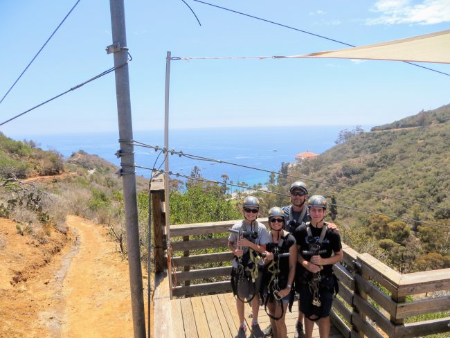 Catalina Zip Line Eco Tour, Avalon, CA - California Beaches